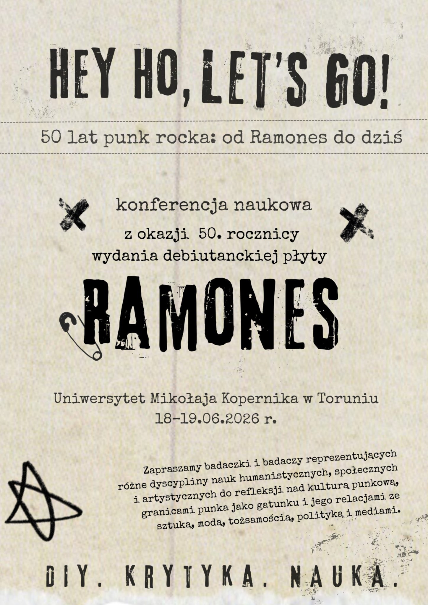 Hey Ho, Let’s Go! 50 lat punk rocka: od Ramones do dziś - Wydział ...
